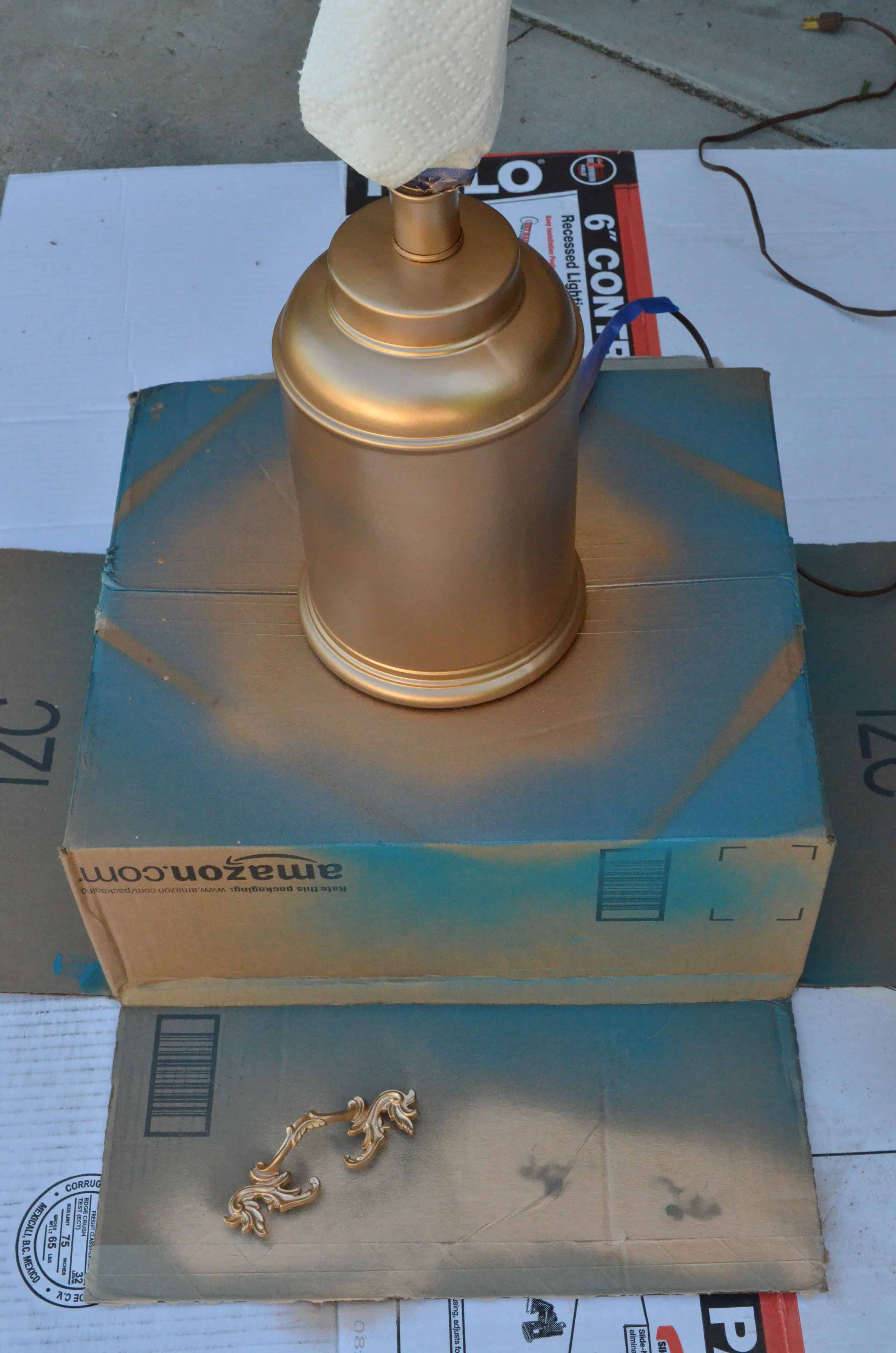 Thrift Store Lamp Makeover