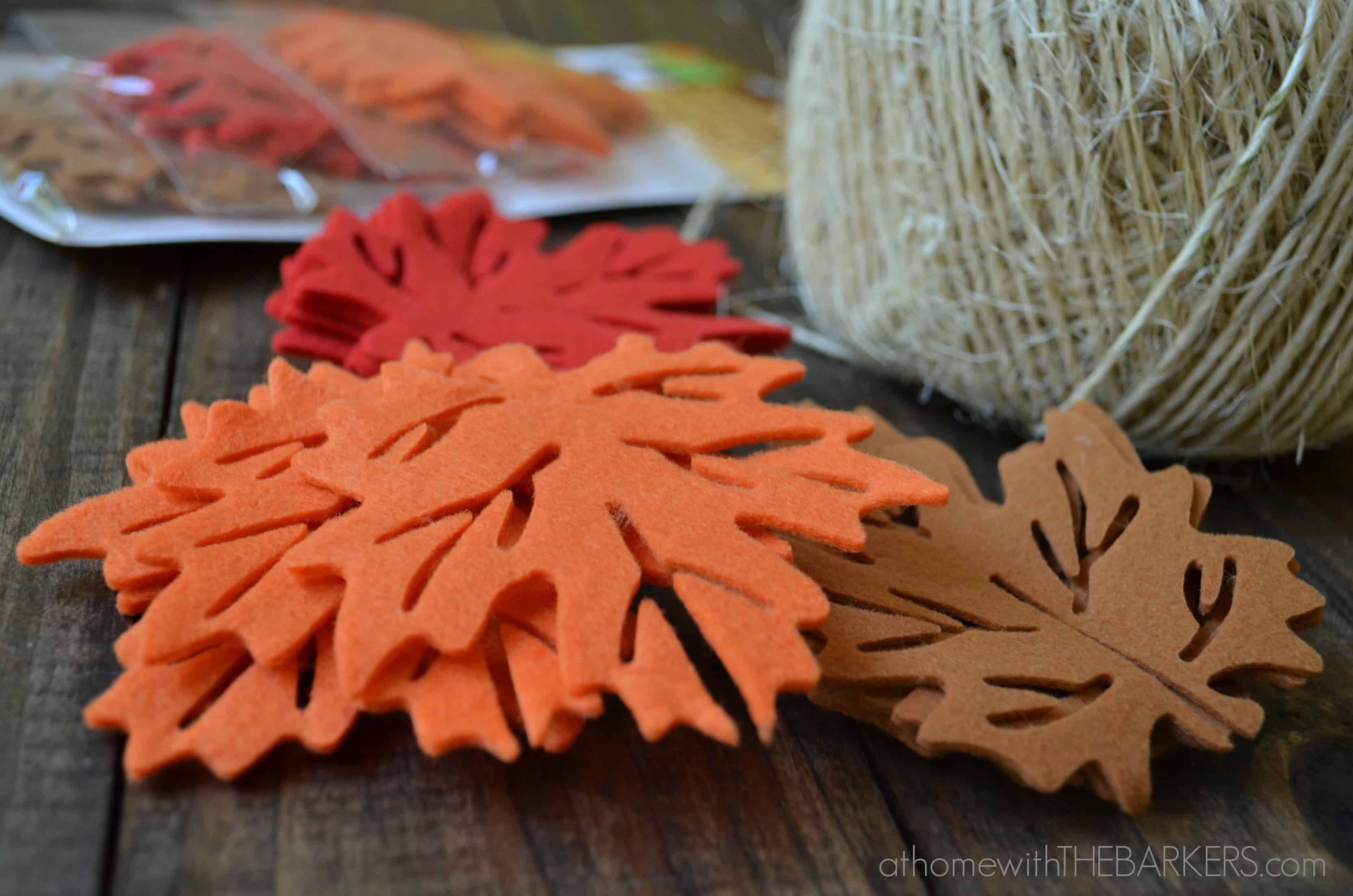 31 Days Dollar Tree Fall Garland - At Home With The Barkers