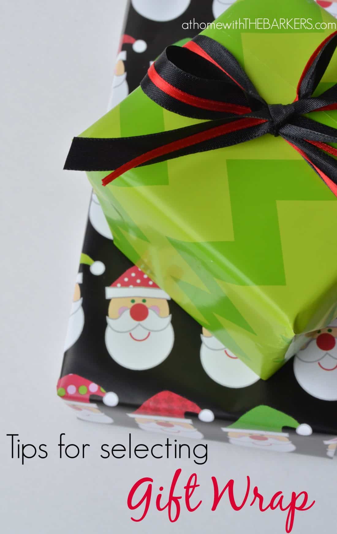 Tips for selecting Gift Wrap - At Home With The Barkers