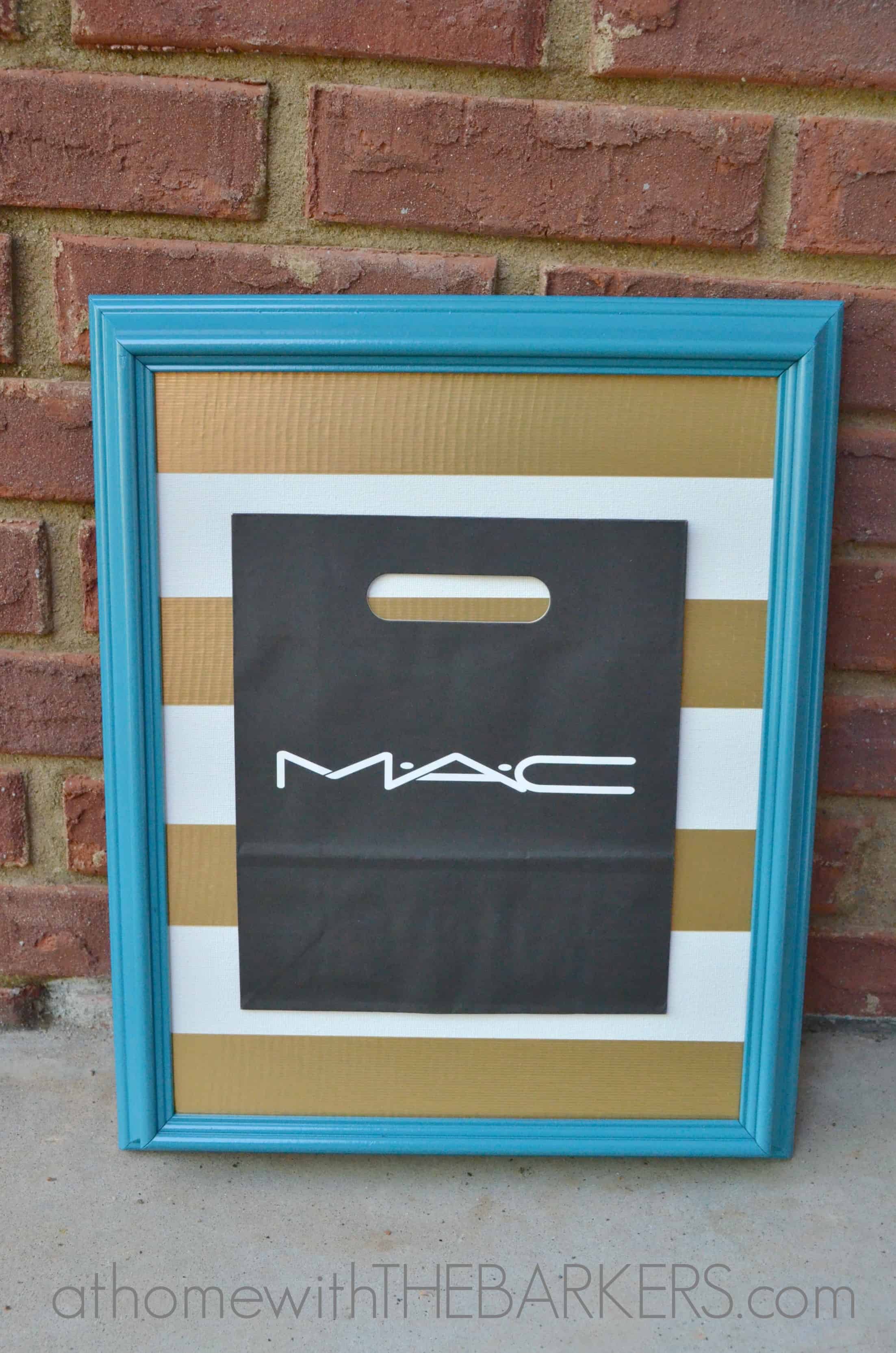 Shopping Bag Art Tutorial - At Home With The Barkers