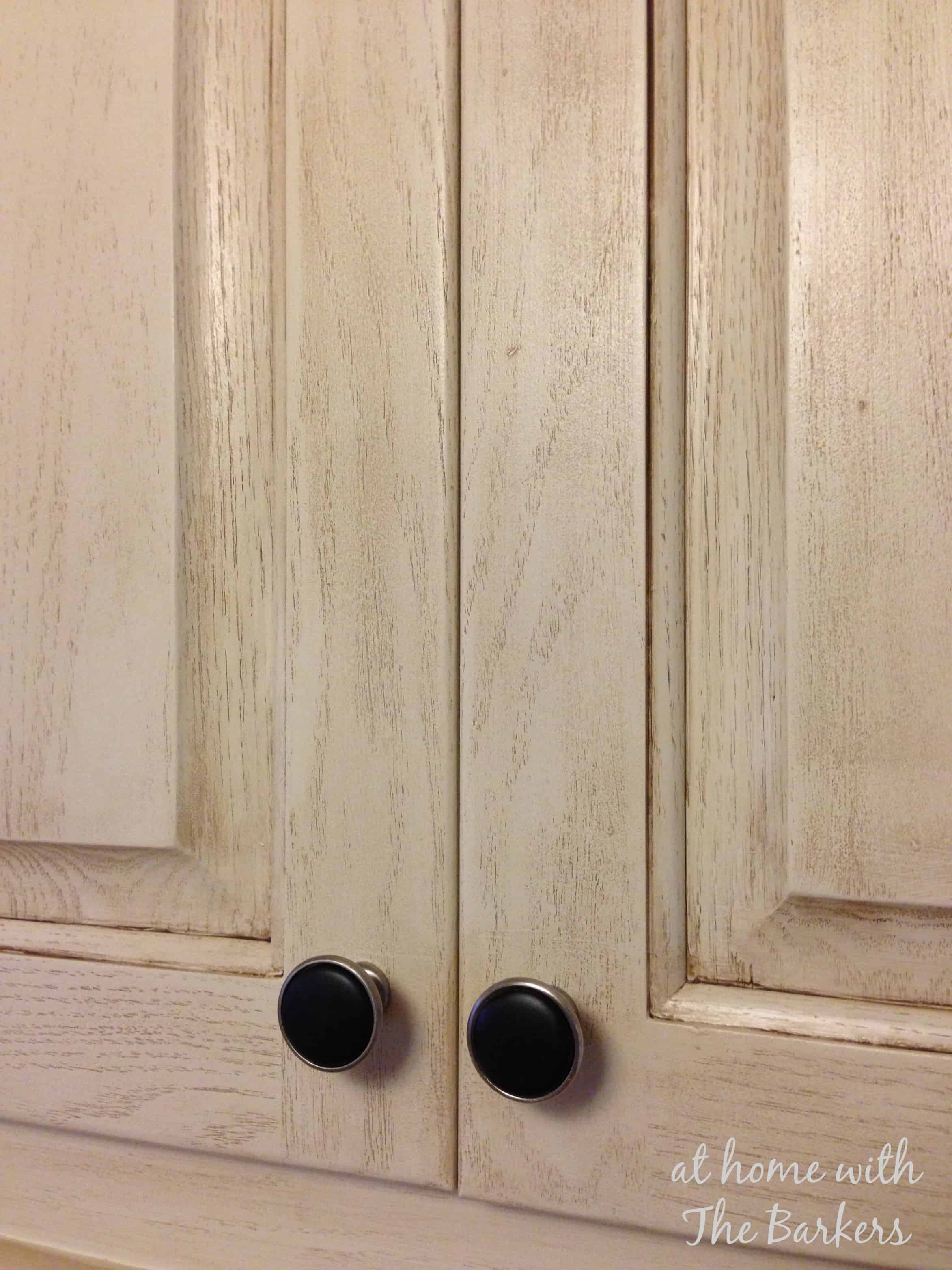 How to Glaze Cabinets - At Home With The Barkers