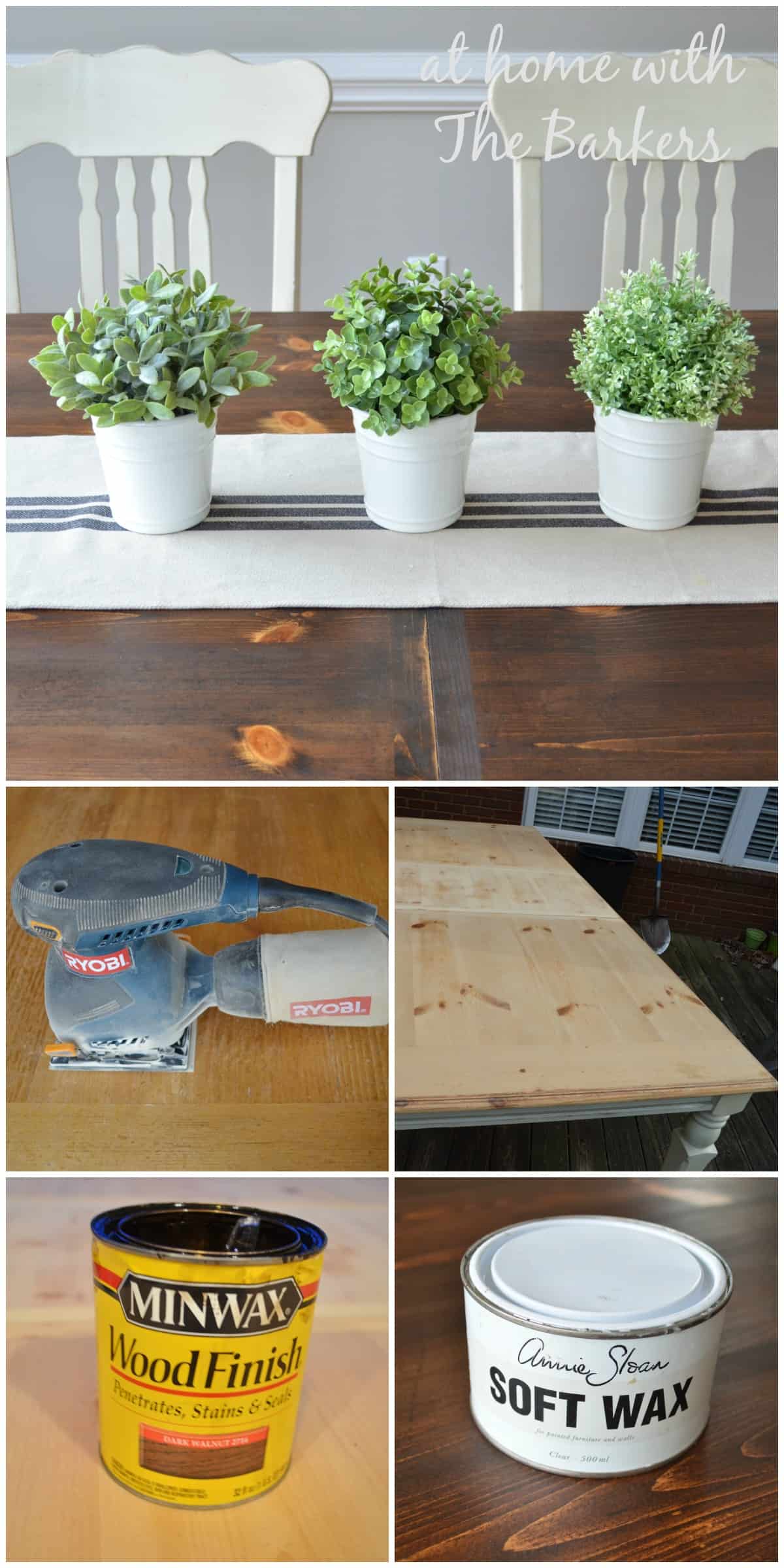 Farmhouse Table Makeover - At Home With The Barkers