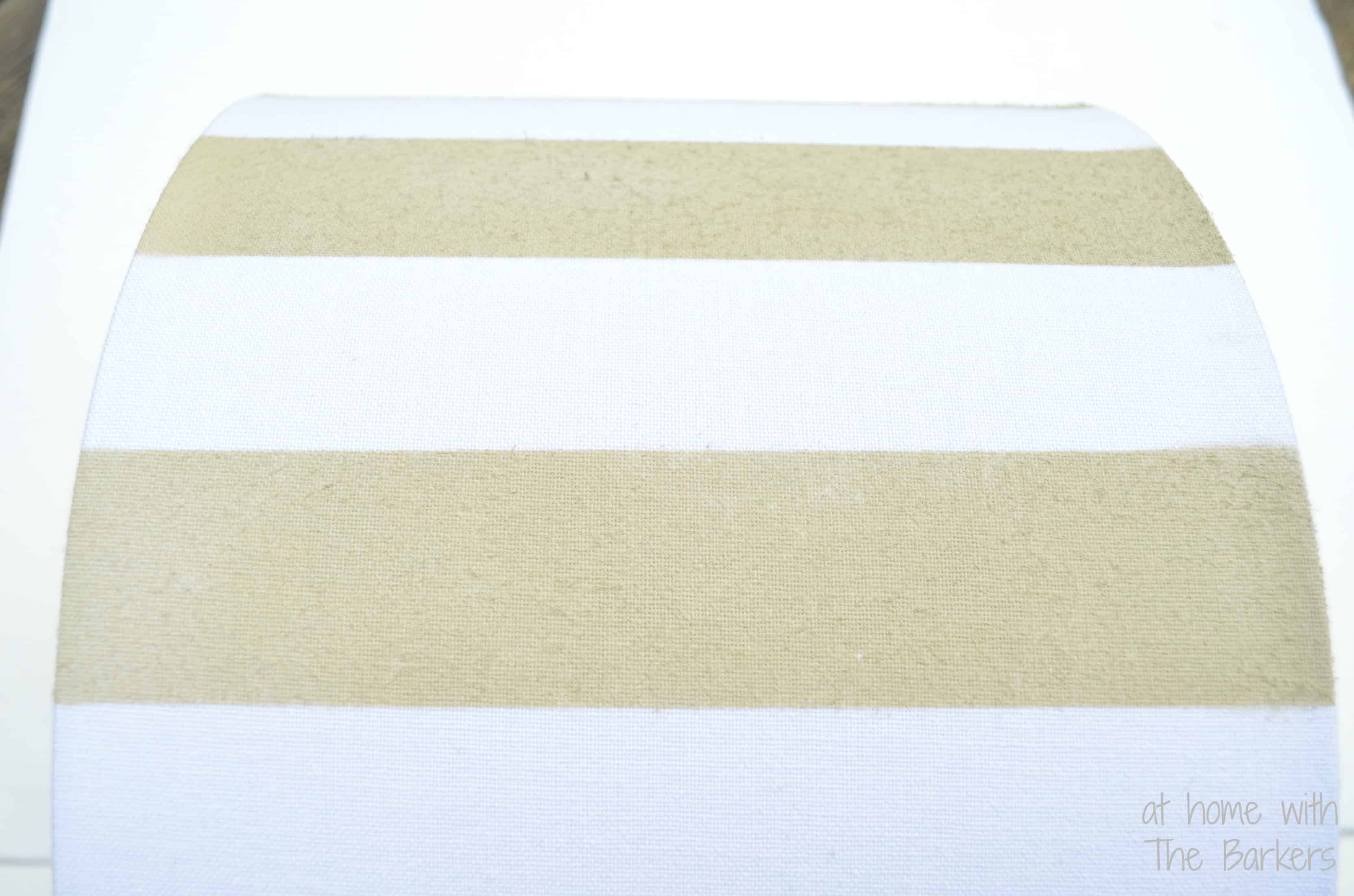 DIY Spray Painted Lamp Shade - At Home With The Barkers