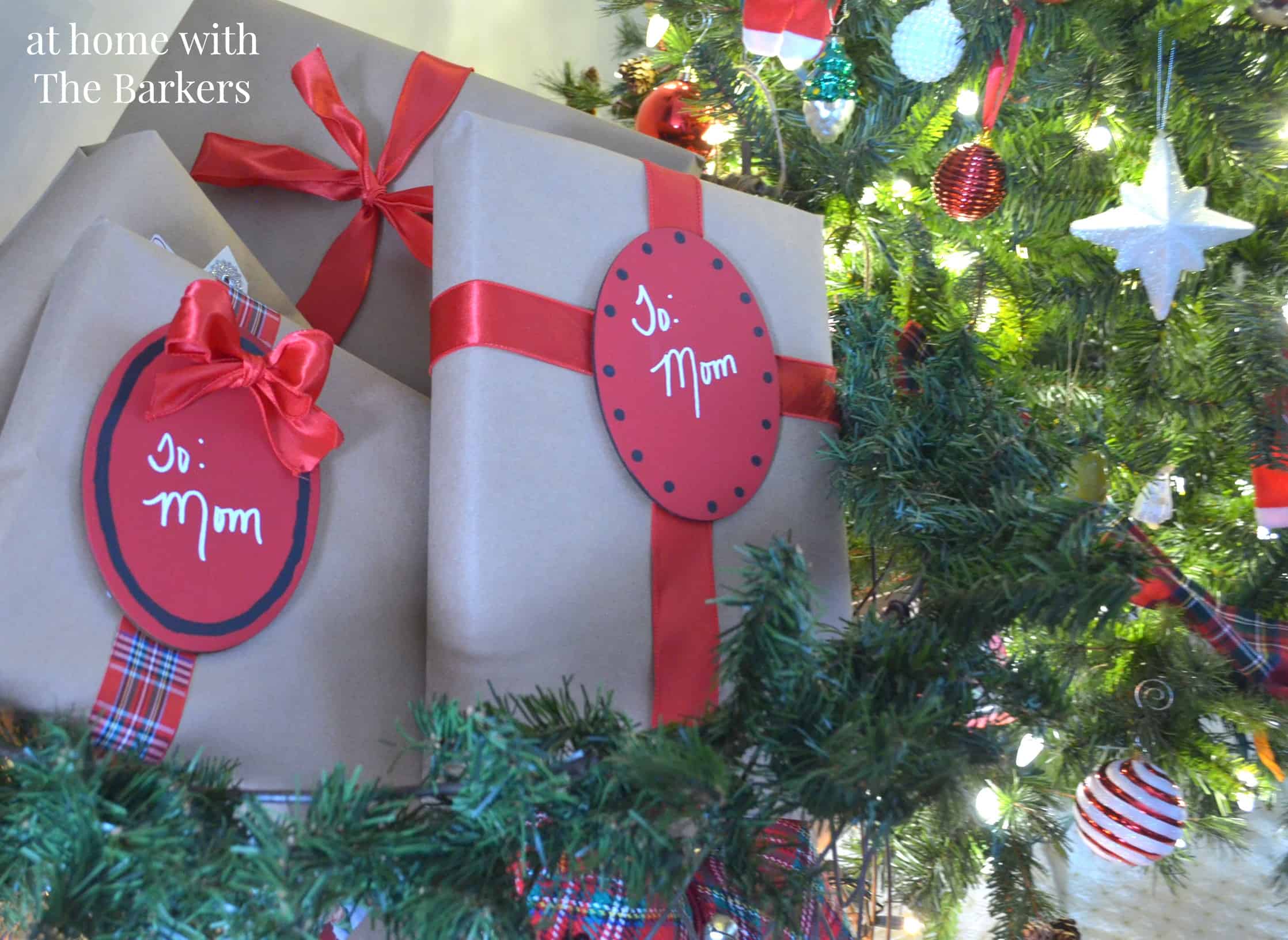 DIY Wooden Gift Tags - At Home With The Barkers
