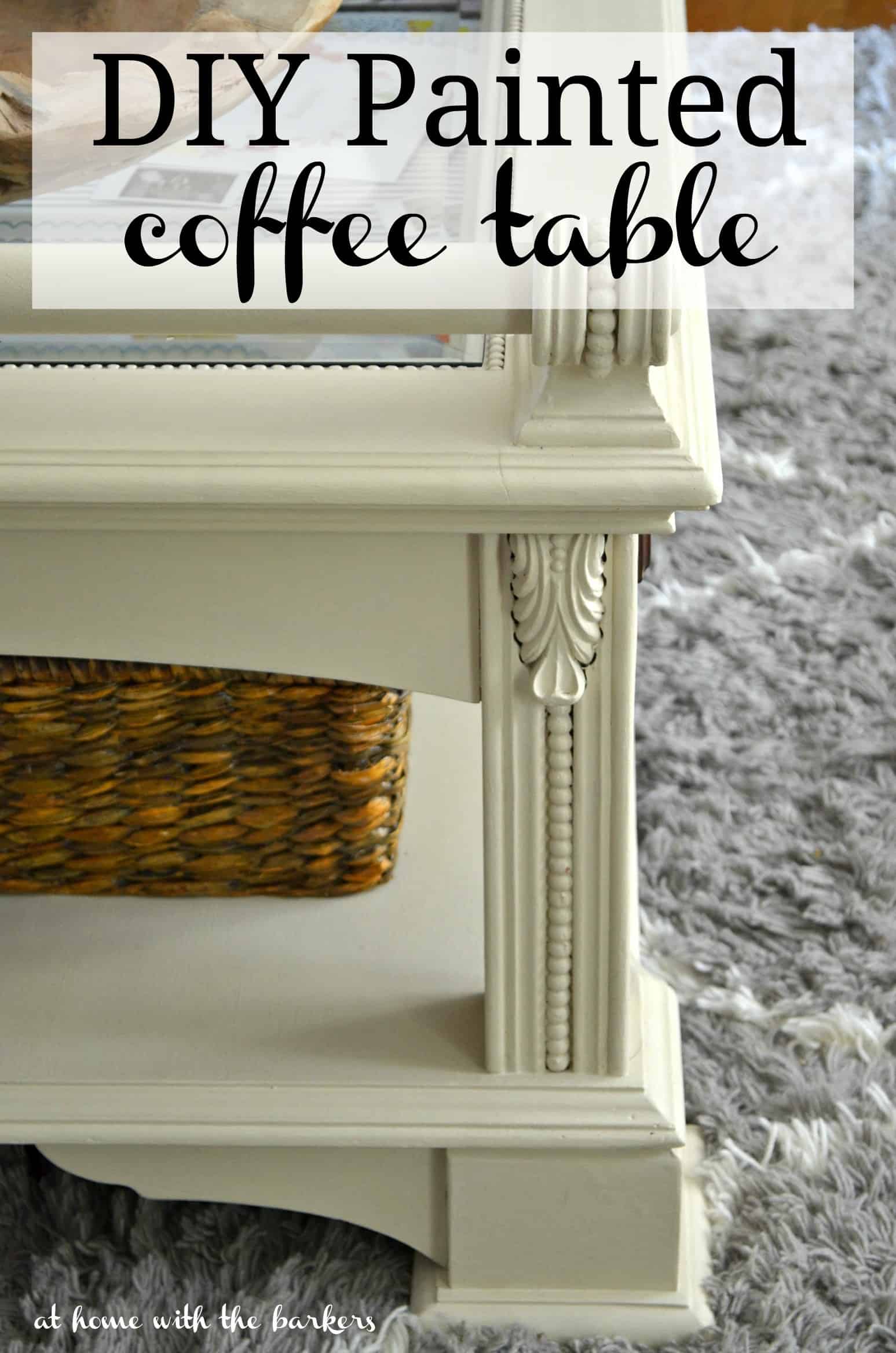 Painted Coffee Table - At Home with The Barkers
