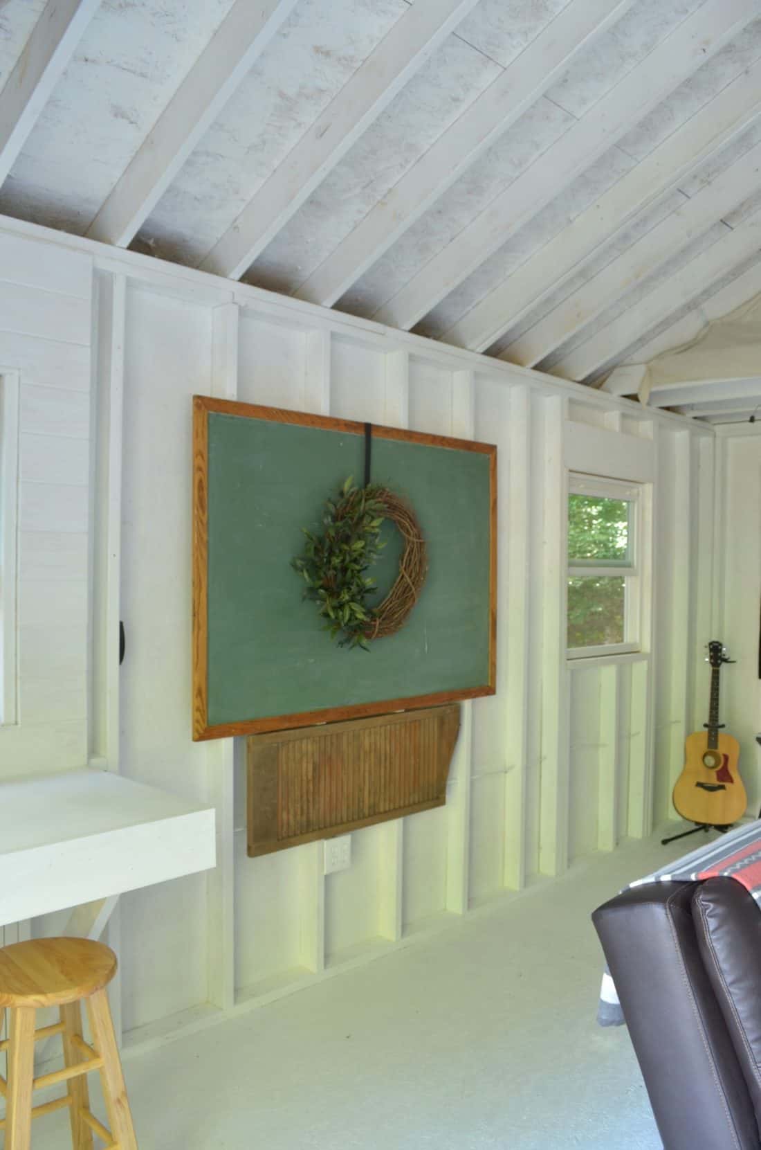 One Room Challenge Shed Makeover Reveal - At Home With The Barkers