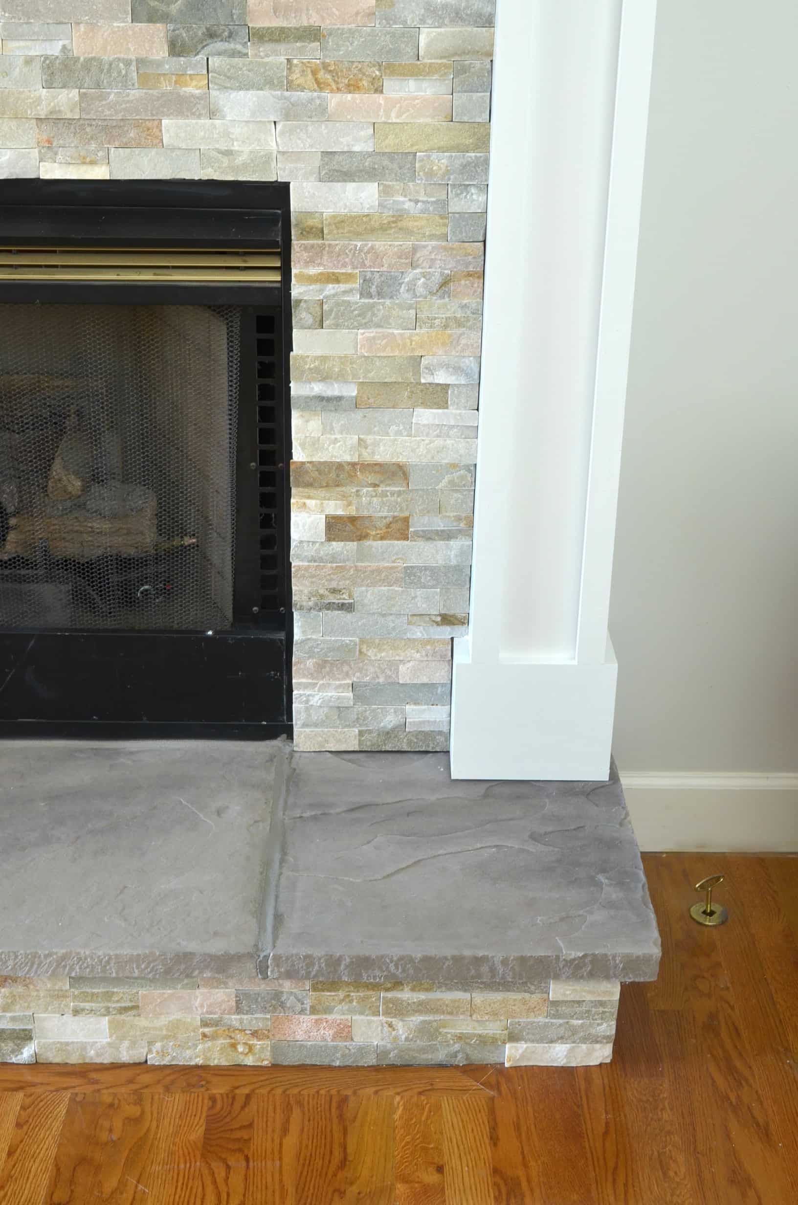 DIY Fireplace Makeover - At Home With The Barkers