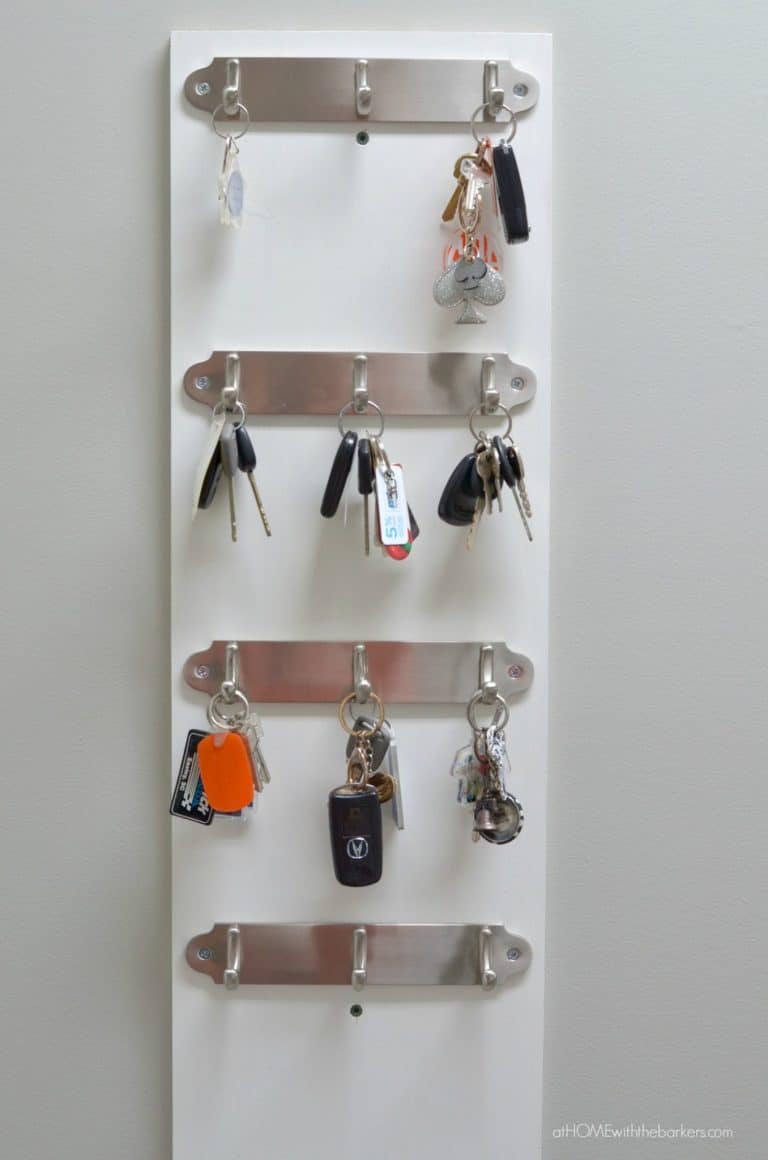 DIY Key Organizer - At Home With The Barkers