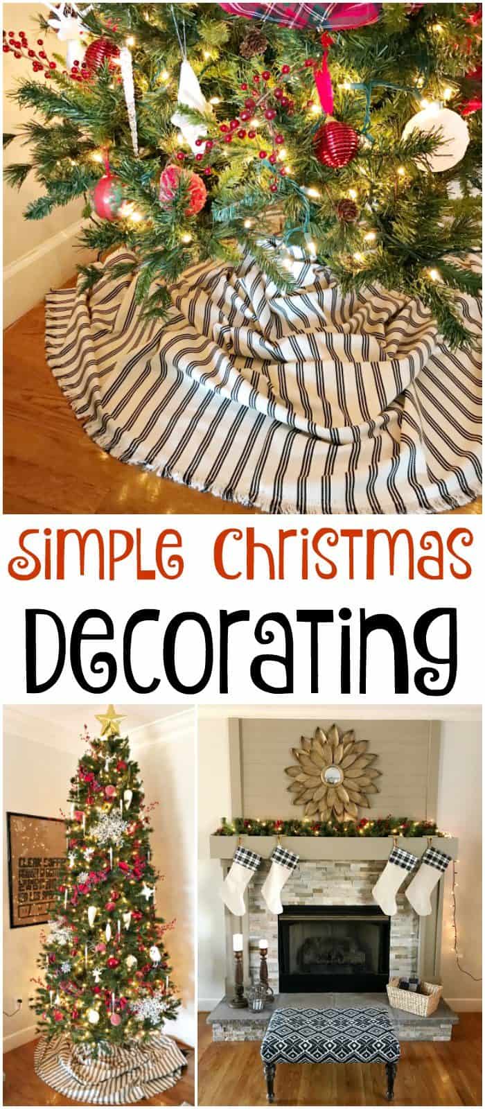 Simple Christmas Decorating At Home With The Barkers