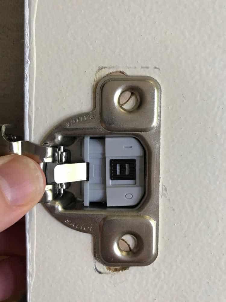 At Home With The Barkers Kitchen cabinet hinge upgrade Kitchen