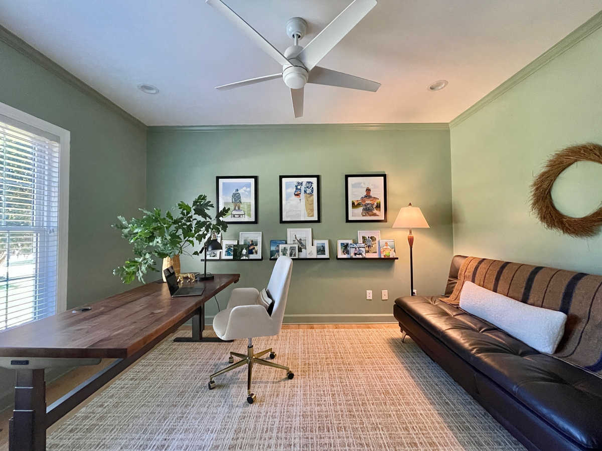 Relaxing Home Office Reveal - At Home With The Barkers
