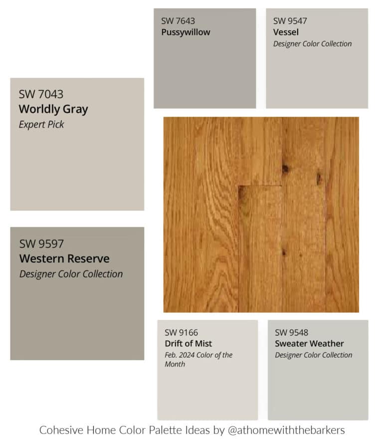 How to Update Honey Oak in your home - At Home With The Barkers