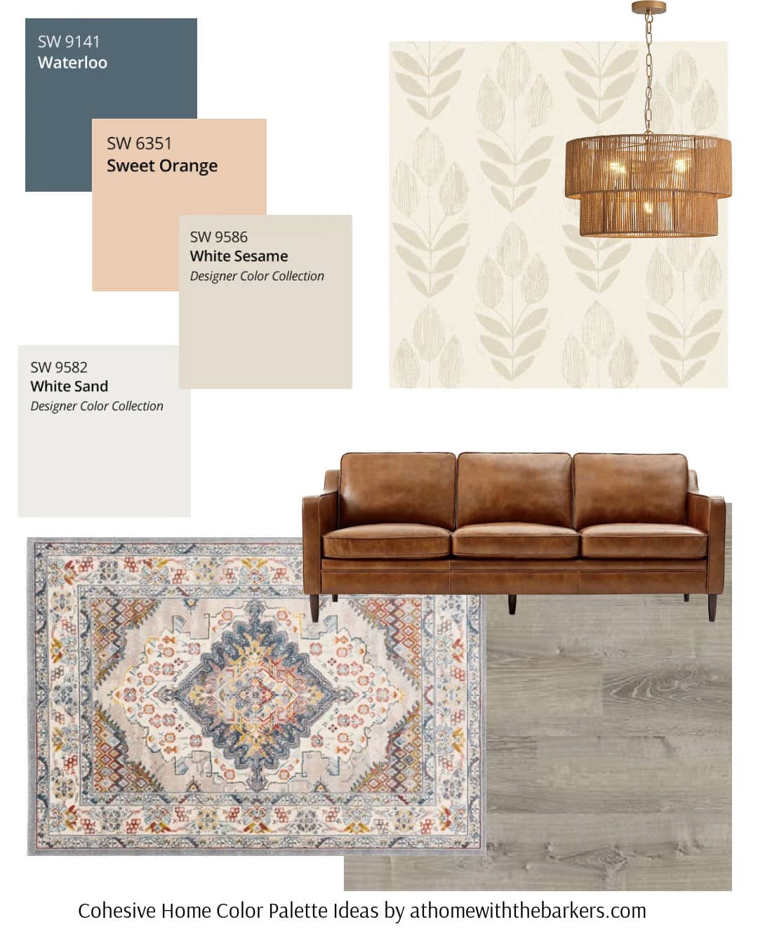 Orange Paint Color Ideas for Home Interiors - At Home With The Barkers