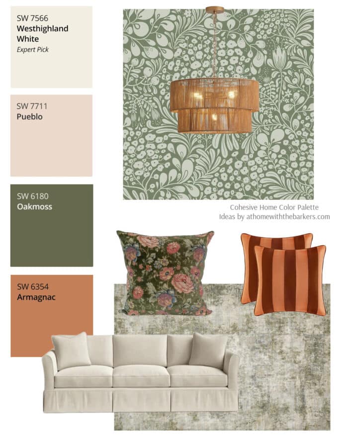 How to Mix and Match Throw Pillows - At Home With The Barkers