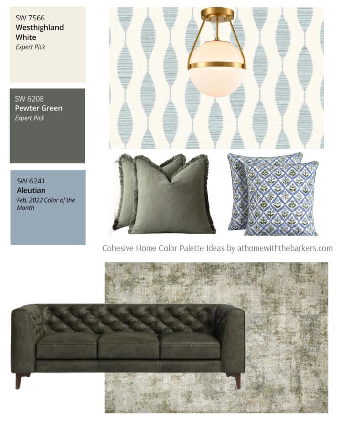 How to Mix and Match Throw Pillows - At Home With The Barkers