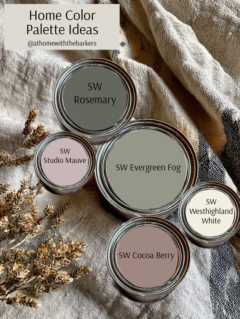 Sherwin Williams Evergreen Fog - At Home With The Barkers